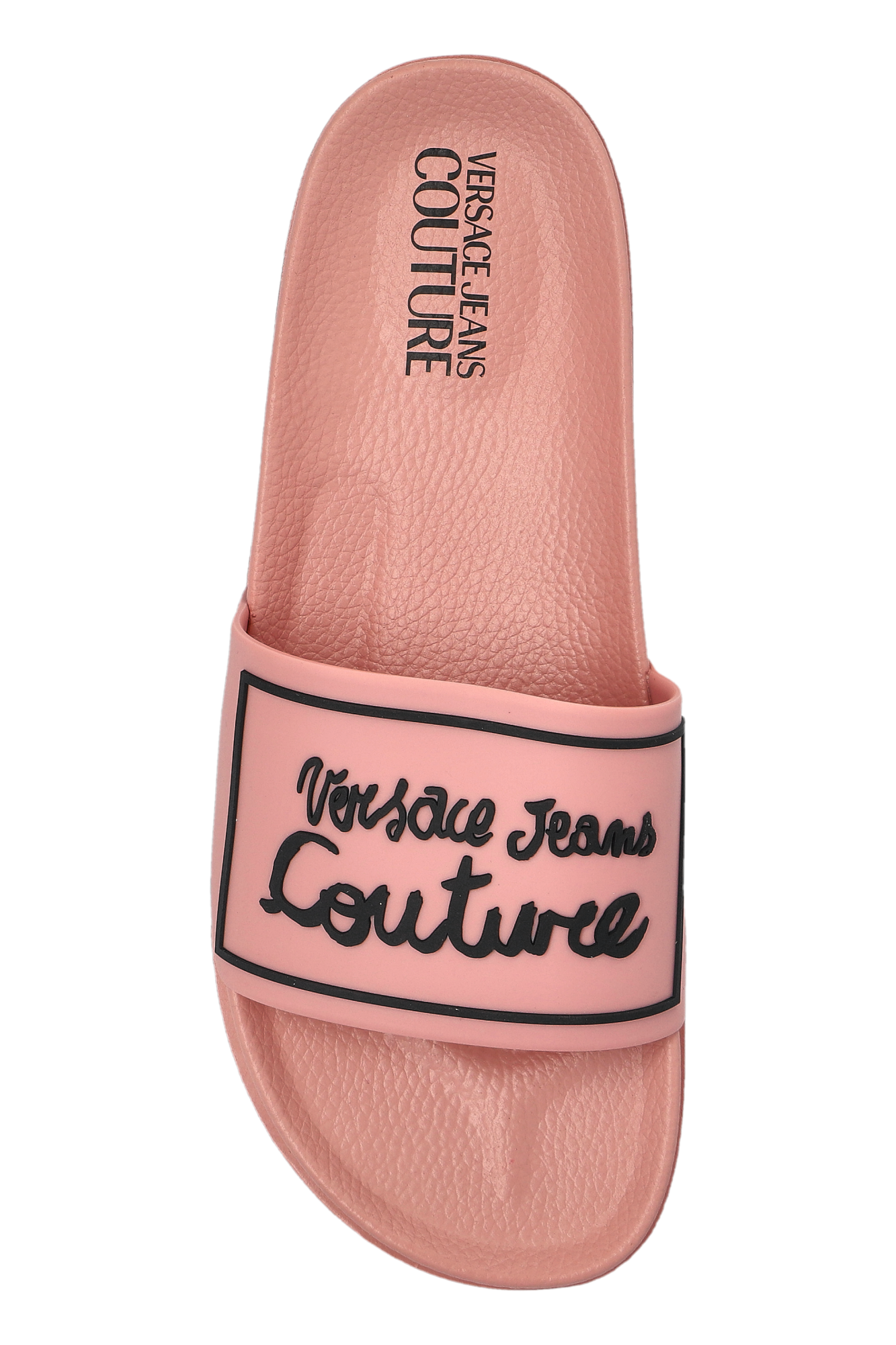 Pink Rubber sliders with logo Versace Jeans Couture Vitkac GB